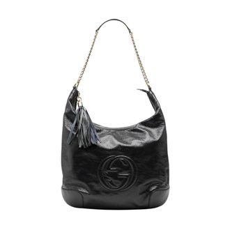 Gucci Sac Hobo en Cuir Pre-owned - Femme - Pre-owned - Noir - Taille: ONE Size