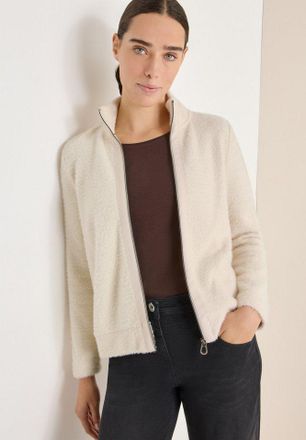 Cecil Cardigan mit Federgarn