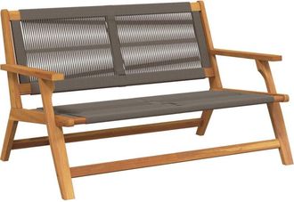 vidaXL Vidaxl - Gartenm&ouml;bel Grau 78 x 122 x 73cm Massivholz Akazie