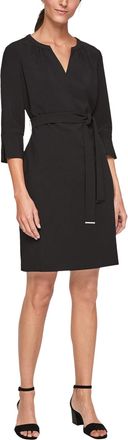 s.Oliver Black Label s.Oliver Damen 150.11.899.20.200.2105275 Kleid, 9999 schwarz, 42