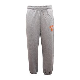 Hinnominate Graue Melange Sweatpants mit Elastischem Bund - - Trousers - Damen - Grau - M