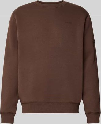 G-Star Regular Fit Sweatshirt mit Ton-in-Ton Logo-Details