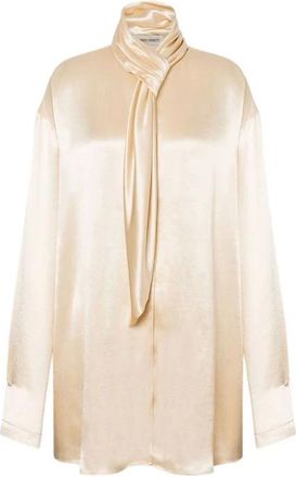 Alberta Ferretti Femme, Blouses et Chemises, Jaune, Taille: 42 FR Chemises