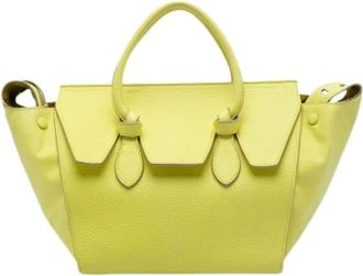 Celine Sac &agrave; main Tie Knot Pre-owned - Femme - Pre-owned - Jaune - Taille: ONE Size