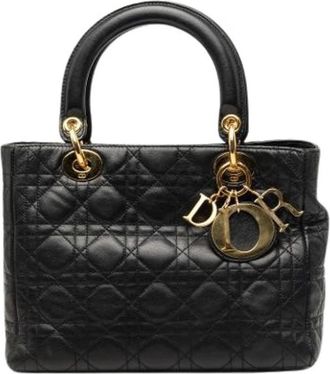 Dior Pre-owned Lady Dior Handtasche - - Pre-owned - Damen - Schwarzk - ONE SIZE