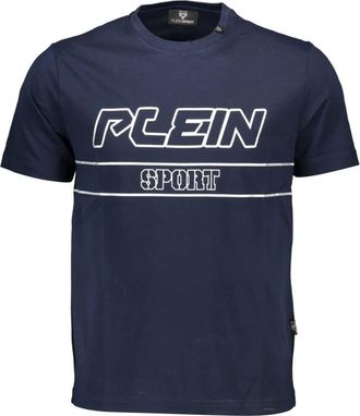 Plein Sport Homme, Sport, Bleu, Taille: 2XL T-shirt Imprim&eacute; &agrave; Manches Courtes