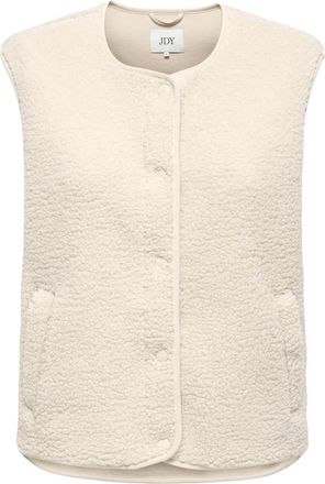 Jacqueline de Yong JdY Damen Jdysimina Teddy Waistcoat OTW Yfm, Pumice Stone, XXL