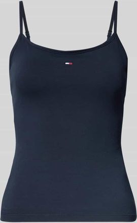 Tommy Jeans Slim Fit Tr&auml;gertop aus Baumwoll-Mix