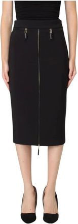 Elisabetta Franchi Femme, Jupes, Noir, Taille: 36 FR Short Skirts