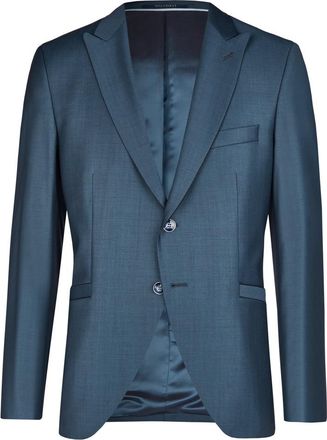 Wilvorst Festliches Sakko aus einem Schurwoll-Mix, Drop 8, Super Slim Fit in