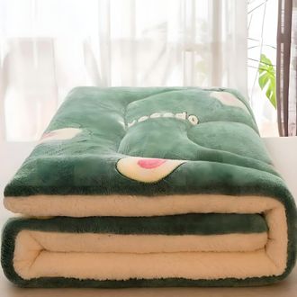 Generic Japanische Futon-Matratze in Originalgr&ouml;&szlig;e, faltbares, tragbares Bodenliegebett, superweiches und Flauschiges Tatami.Perfekt f&uuml;r Campingzimmer, Schlaf