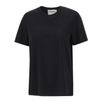 Iceberg Iceberg T-shirts und Polos Schwarz - - Tops - Damen - Schwarzk - L