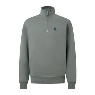 Belstaff Viertel-Zip-Sweatshirt - - Sweatshirts & Hoodies - Herren - Gr&uuml;n - XL