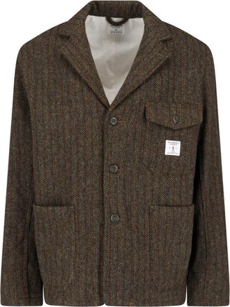 Roy Rogers Brauner Blazer Aus Wollmischung