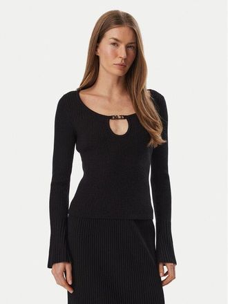 Karl Lagerfeld Pullover B4W18006 Schwarz Slim Fit