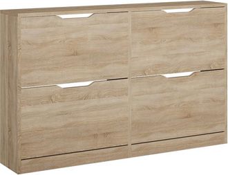 Vicco Schuhkipper Luca, Sonoma, 116.6 x 72.5 cm mit 4 Fächer