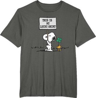 Peanuts St Patricks Day Das ist Mein Gl&uuml;cks T-Shirt