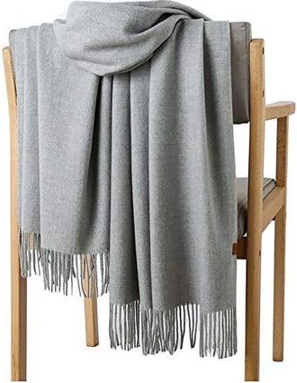 GFM &Eacute;charpe de style pashmina douce au toucher cachemire pour femme pour lautomne et lhiver, L