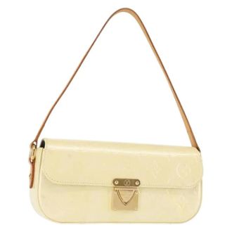 Louis Vuitton Pre-owned Vintage Schultertasche aus Lackleder - - Pre-owned - Damen - Beige - ONE SIZE