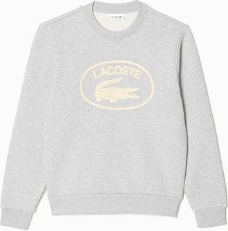 Lacoste Sweatshirt Loose Fit Femme, Silver Chine, 34