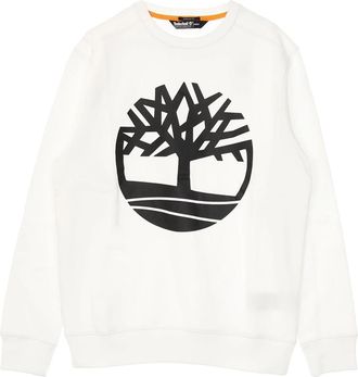Timberland Core Logo Rundhals-Sweatshirt - - Sweatshirts & Hoodies - Herren - Wei&szlig; - XL