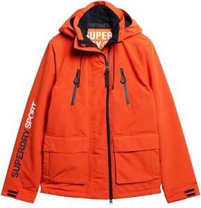Superdry Windcheater Veste, Orange Vif, XL Homme