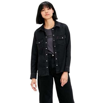 Levi's Damen Iconic Western Hemd,Night Is Black,XS