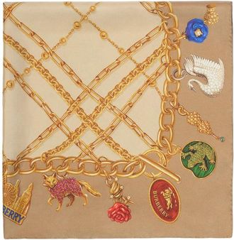 Burberry Charm Scarf - Gold