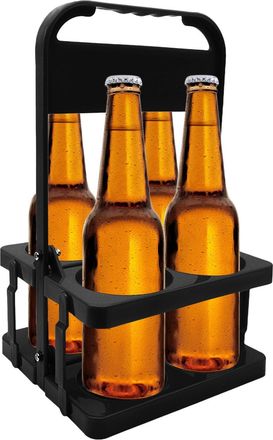 Generico Bierflaschenhalter, Wasserflaschenhalter, Wein- und Milchflaschen-Organizer | Faltbarer Getr&auml;nkehalter f&uuml;r Wein und Bier, Korb f&uuml;r Fitnessstudio, Trai