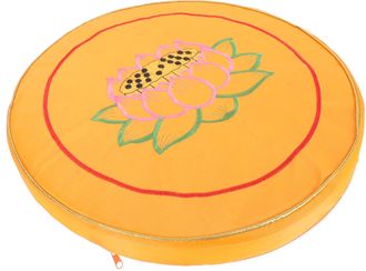 Angoily Meditationskissen Meditation- Kissen Yoga- Kissen für Frauen- Und Männer- Meditationskissen um auf Dem Boden Gelb zu Sitzen