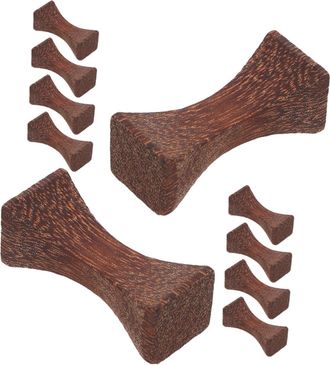 Luxshiny 10stücke Essstäbchenhalter Aus Holz Löffelablage Japanischer Stil Besteckhalter Hühnerflügelholz Stäbchen Ablage Für Küche Utensilienhalter Für Ordnun