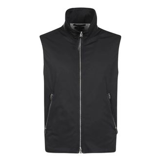 Tom Ford Gilet mit Kaschmirfutter - - Jackets - Herren - Schwarzk - XL