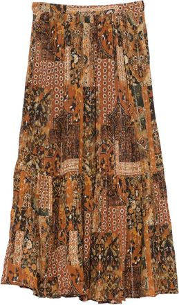 BA&SH Gestufter Pisca Maxirock - Orange