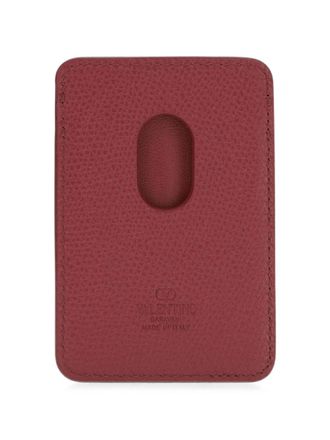 Valentino Garavani VLogo Card Case - Burgundy