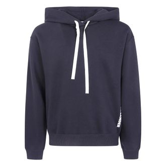 Jil Sander Bedruckter Hoodie - - Sweatshirts & Hoodies - Herren - Blau - M