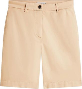 Tommy Hilfiger Femme, Shorts, Beige, Taille: 38 FR Blend Chino Short
