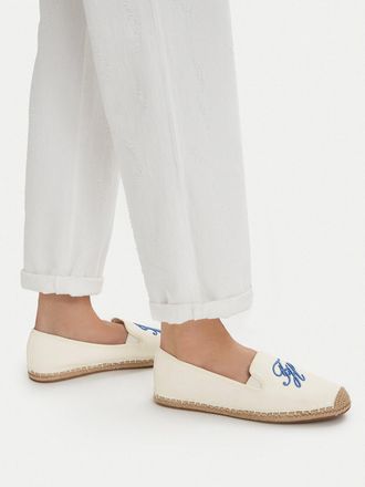 Tommy Hilfiger Espadrilles Tommy Hilfiger Th Script Summer Espadrille FW0FW09240 Wei&szlig;