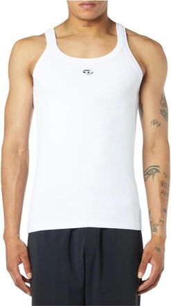 Diesel Homme, Tops, Blanc, Taille: S D&eacute;bardeurs