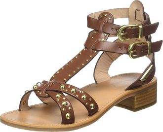 Les Tropeziennes Heposs Damen-Sandale, hautfarben, 37 EU