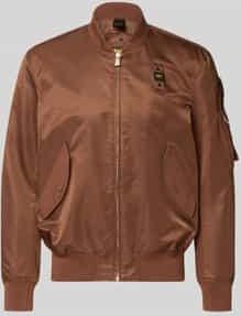 Blauer Jacke mit Zweiwege-Rei&szlig;verschluss Modell Rocky