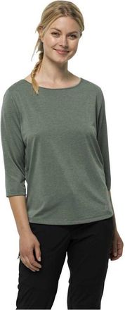 Jack Wolfskin Damen Pack and GO JWP Funktionsshirt grün S