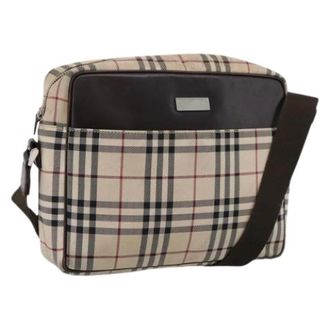 Burberry Sac bandouli&egrave;re Pre-owned en toile - Femme - Pre-owned - Beige - Taille: ONE Size