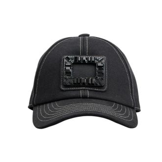 Roger Vivier unisex, Accessoires, Noir, Taille: S Viv Skate Baseball Cap