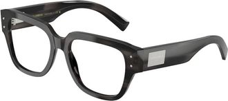 Dolce & Gabbana Homme, Accessoires, Gris, Taille: 52 MM Dg3405 3440 Optical Frame