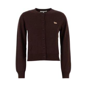 Maison Kitsun&eacute; Cardigans - - Knitwear - Damen - Braun - S