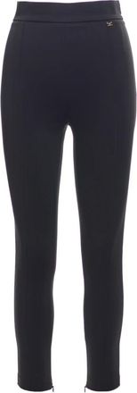 Elisabetta Franchi Femme, Pantalons, Noir, Taille: 40 FR Slim-fit Pantalons