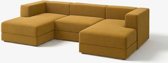 IKEA J&Auml;TTEBO 3,5er-Sitzelement mit R&eacute;camieren