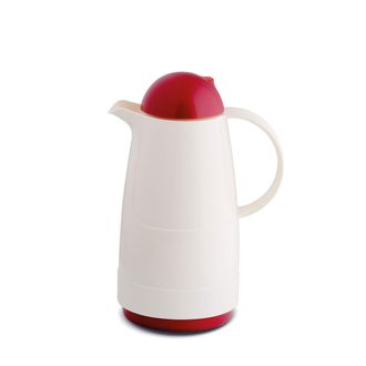 Rotpunkt Isolierkanne 200 CHRISTINE 0,5 l | Zweifunktions-Drehverschluss | BPA-frei - gesundes trinken | Made in Germany | Warm + Kalthaltung | Glaseinsatz | w