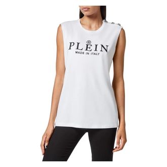 Philipp Plein Tank Top Wtk2346 - - Tops - Damen - Wei&szlig; - XS