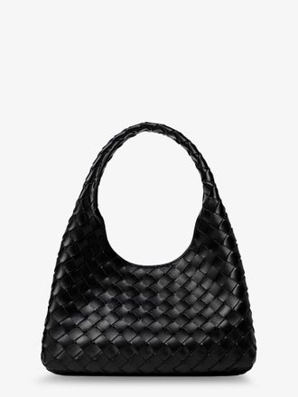 Bottega Veneta Campana leather shoulder bag with Intrecciato motif - BOTTEGA VENETA - gender_Woman